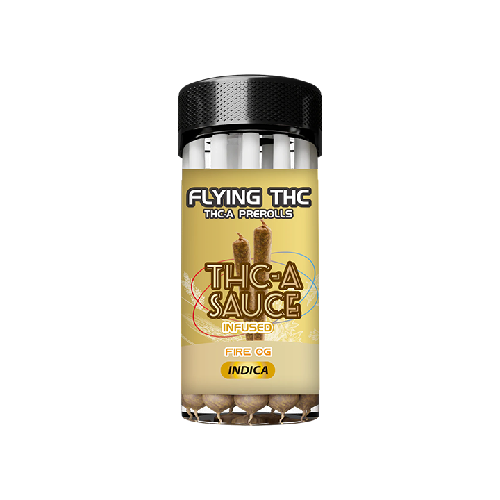 FLYING THC THCA SAUCE PREROLL 10CT/JAR – Flying Horse