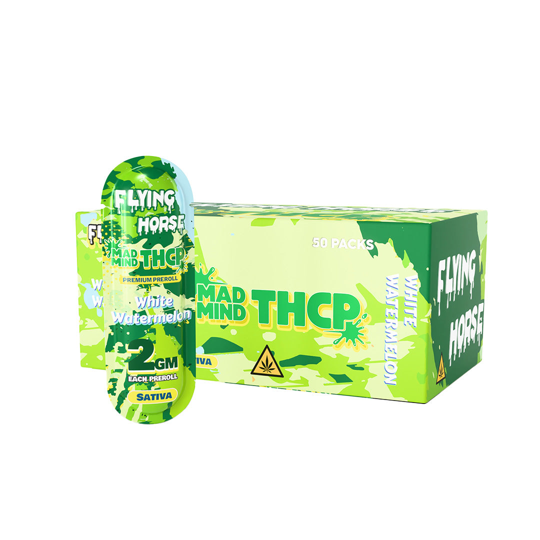 FLYING HORSE MAD MIND THCP 2GM PREROLL 50CT/BX – Flying Horse